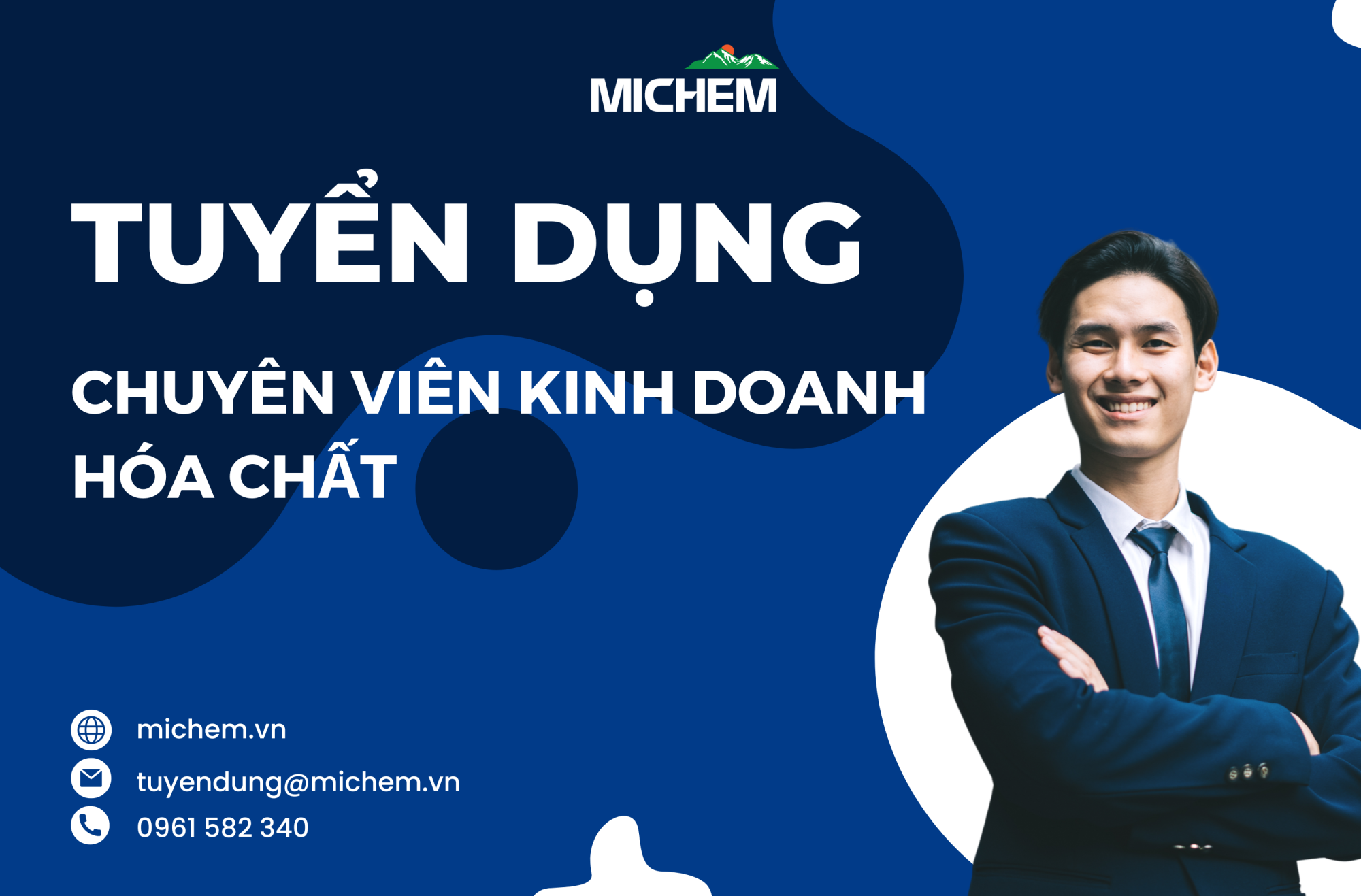 Michem tuyển dụng vị trí Chuyên viên Kinh doanh- Thu nhập trên 30 triệu/tháng tùy năng lực